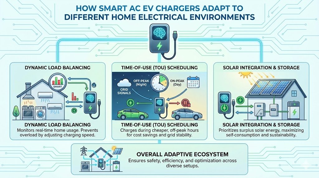 How Do Smart AC EV Chargers Adapt to Different Home Electrical ...